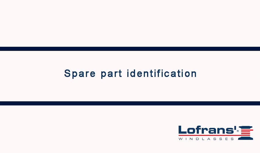Spare part identification